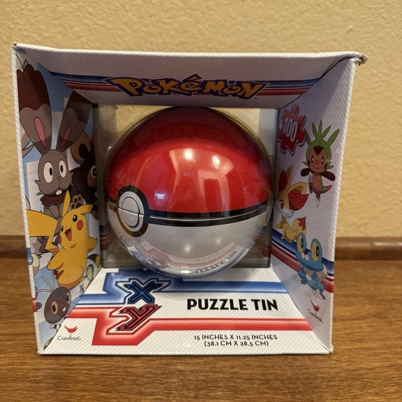 Pokemon | Toys | Pokemon Xy Ball Puzzle Tin Red White 0 Pieces ...